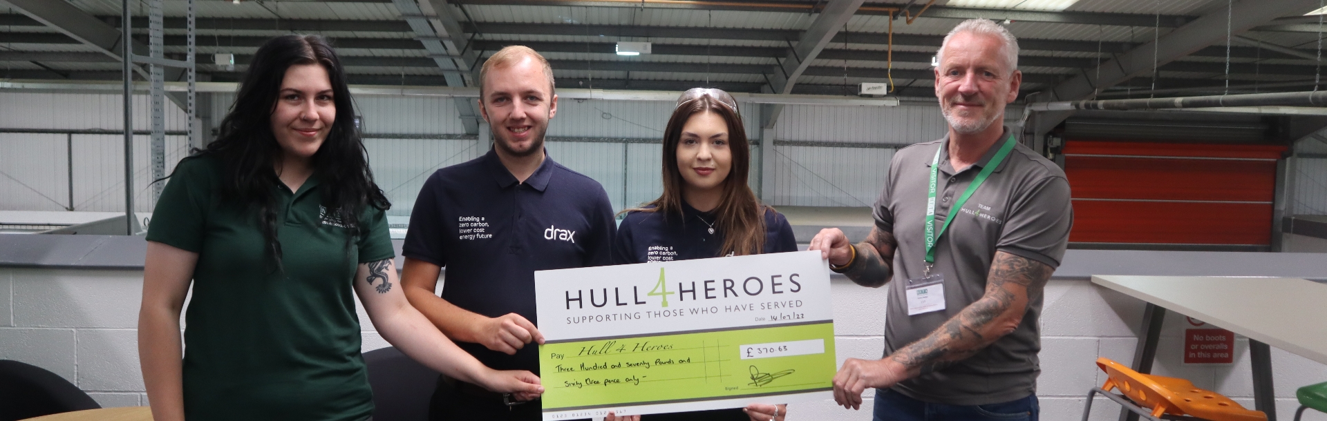 Hull 4 Heroes CEO visits HETA in Hull | Humberside Engineering Training ...